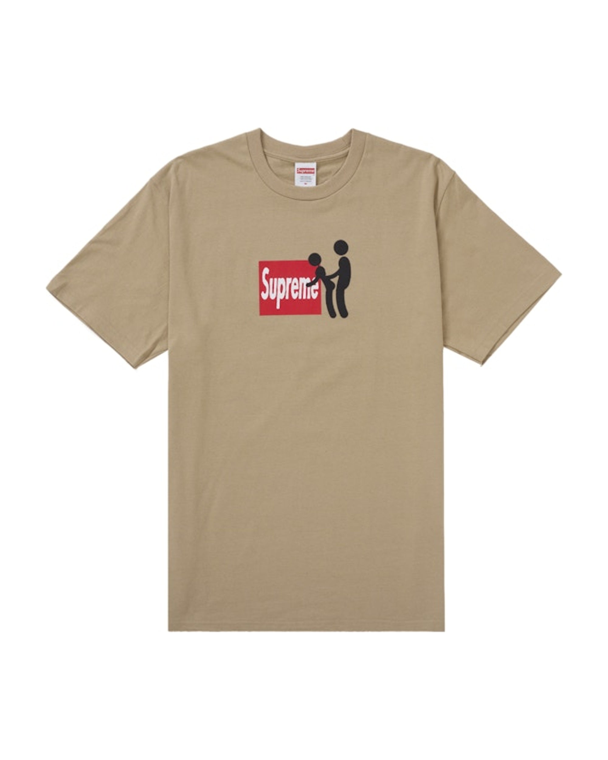 Supreme Stick Tee Khaki – Urban stil hos STREET BILL